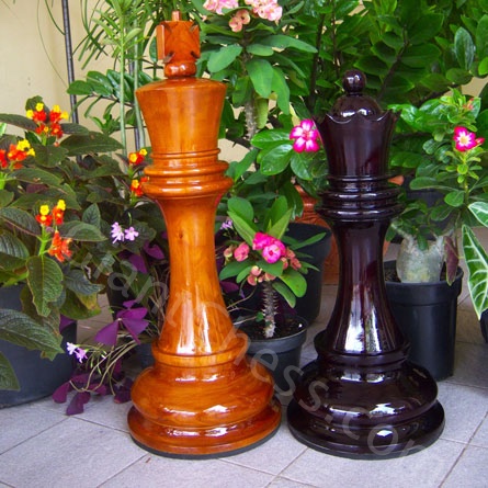 24 inch Wooden Chess Set