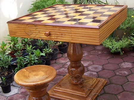 Outdoor Chess Set for Gardens or Furniture Decorations - from 8 inchi ...