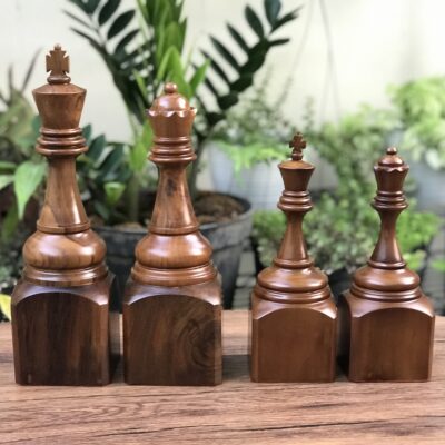 Outdoor Chess Set for Gardens or Furniture Decorations - from 8 inchi ...