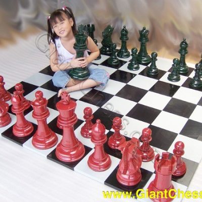Outdoor Chess Set for Gardens or Furniture Decorations - from 8 inchi ...