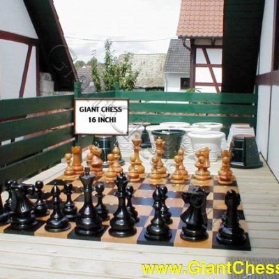 Outdoor Chess Set for Gardens or Furniture Decorations - from 8 inchi ...