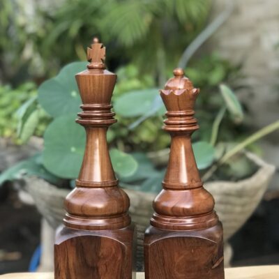 Outdoor Chess Set for Gardens or Furniture Decorations - from 8 inchi ...