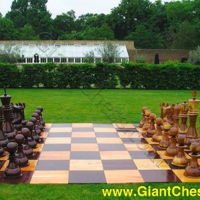 Outdoor Chess Set for Gardens or Furniture Decorations - from 8 inchi ...