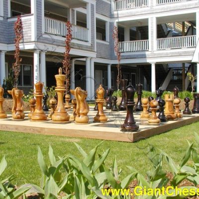 Outdoor Chess Set for Gardens or Furniture Decorations - from 8 inchi ...